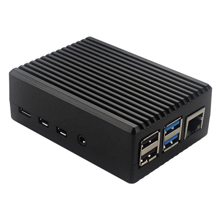 For GeeekPi Raspberry Pi 4 CNC Aluminum Case with Fan Heatsinks for Pi ...