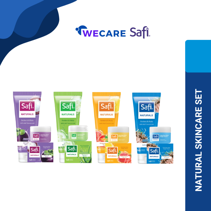 Safi Skincare Set 2 in 1 (Aloe Vera / Manggis / Gamat / Strawberi ...