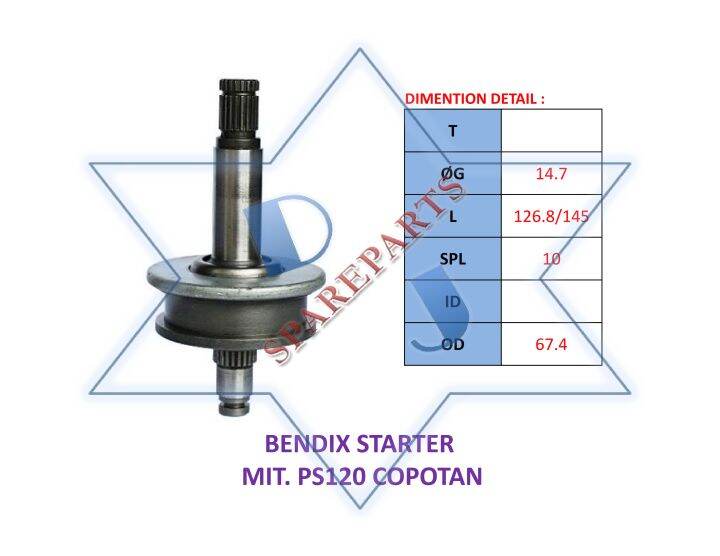 BENDIX STARTER PS120 (COPOTAN) | Lazada Indonesia