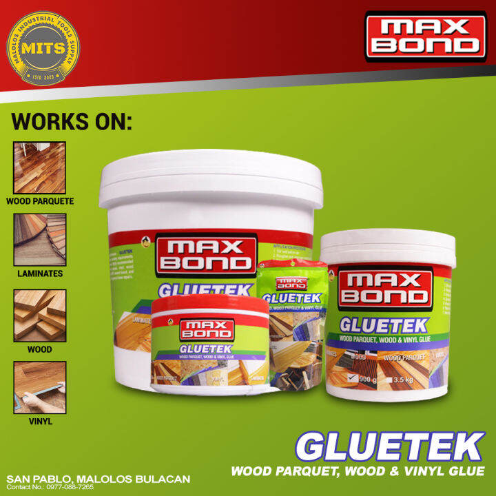 MAX BOND GLUETEK WOOD WORKS FOR PARQUET, LAMINATES, WOOD & VINYL ...