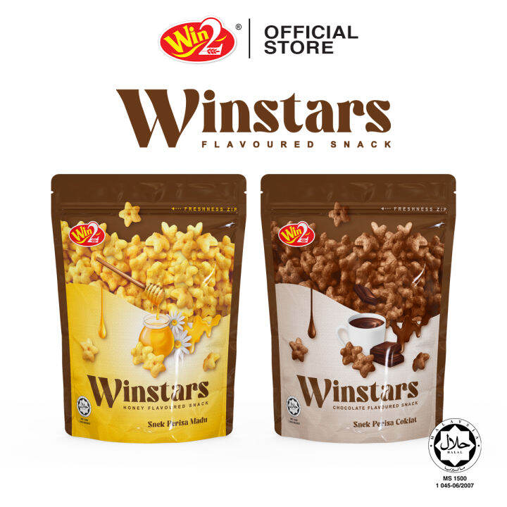Win2 - WINSTARS FLAVOURED SNACK 250G / Win2 - WINSTARS SNEK BERPERISA ...