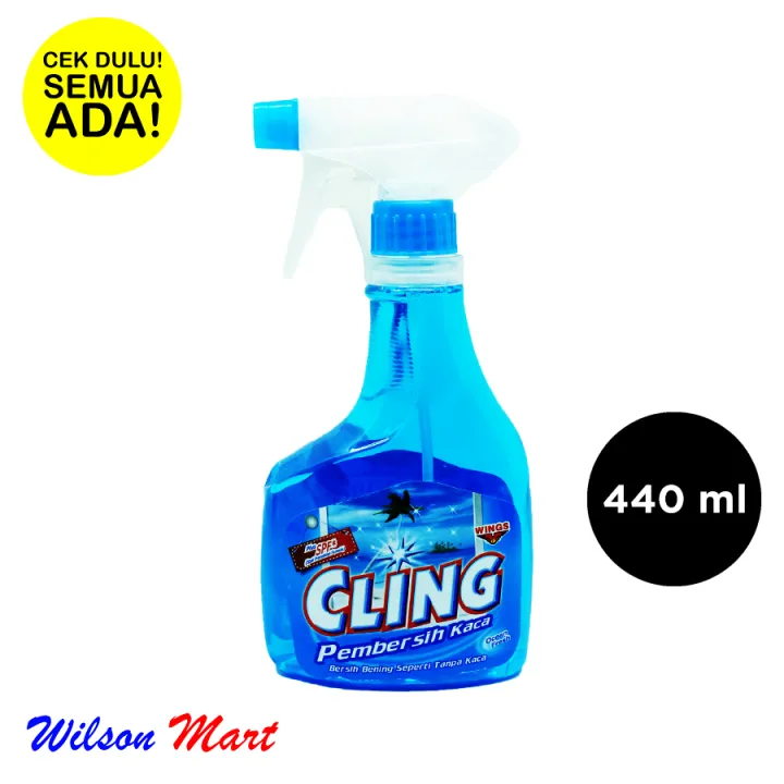 CLING PEMBERSIH KACA OCEAN FRESH 440 ML BOTOL SPRAY | Lazada Indonesia