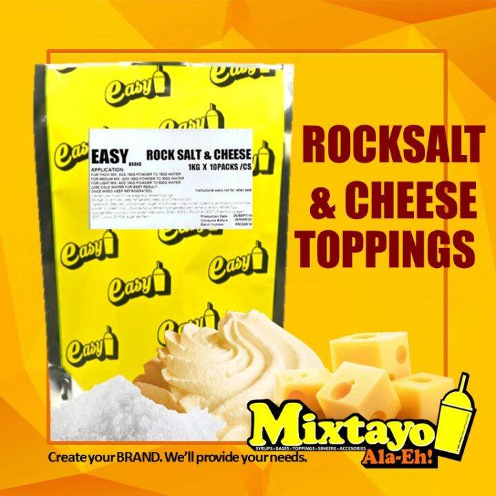 Rock Salt and Cheese Powder (Applications: Topping for Milktea, Fruit ...