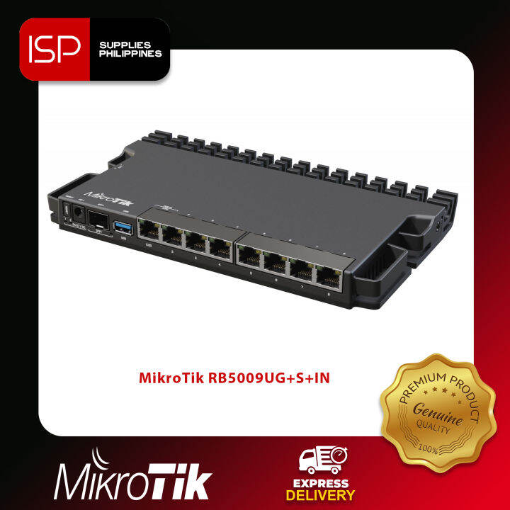 MikroTik RB5009 - 1G and 2.5G Ethernet and a 10G SFP+, RB5009UG+S+IN ...