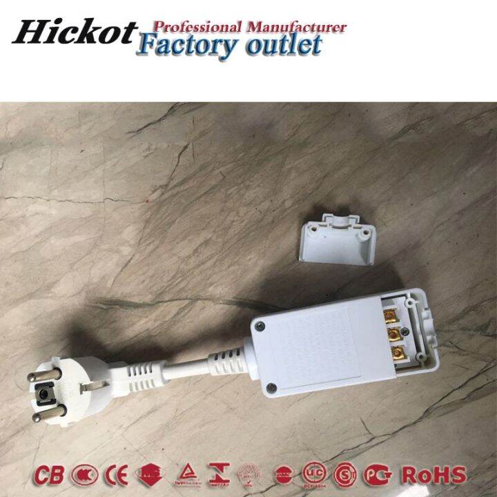 GFCI Earth Leakage Plug เพื่อความปลอดภัยการป้องกันกระแสไฟตกค้าง EU Plug ...