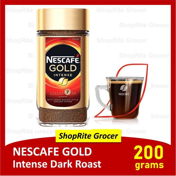 NESCAFE GOLD Ground Instant Coffee (Intense DARK ROAST) - 200 g | Lazada PH