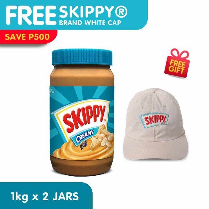 SKIPPY® Peanut Butter Creamy Cap Bundle (2 Jars x 1kg) | Lazada PH
