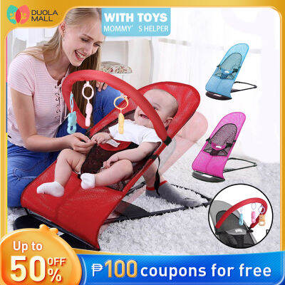 Foldable Baby Rocking Bouncer Soft Newborn Baby Bouncing Chair Baby ...