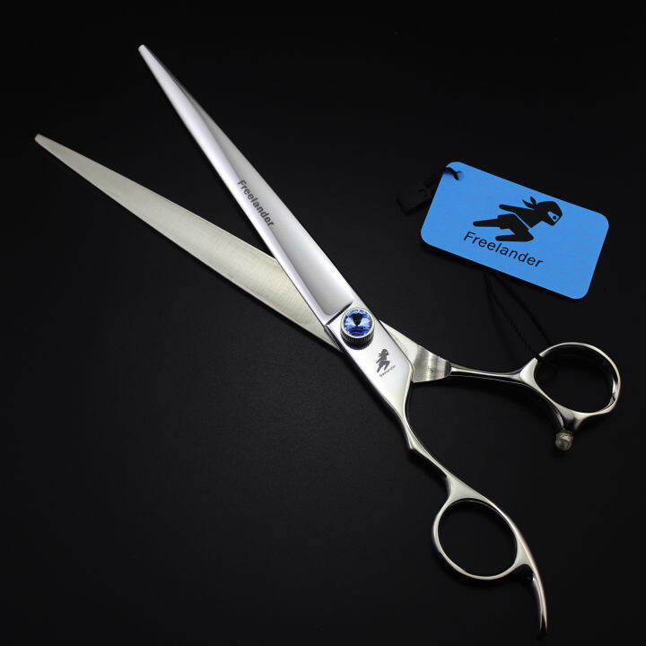 8.0 inch high-end gem Freelander left-hand hair scissor pet scissor for ...