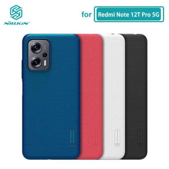 เคส Redmi Note 12T Pro Nillkin Frosted Shield พีซีฮาร์ดปกหลังเคสสำหรับ Xiaomi Redmi Note12T Pro ...