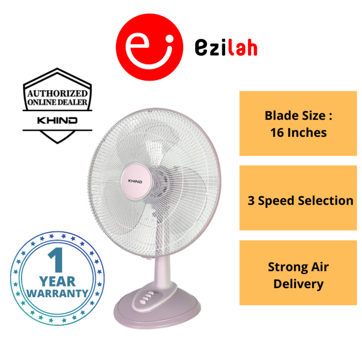 Khind Table Fan 16 Inches - TF-1610SE | Lazada