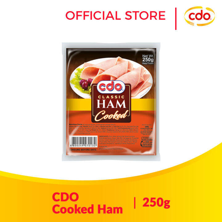 CDO Classic Cooked Ham 250g | Lazada PH