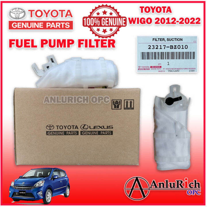 Fuel Pump Filter Toyota Wigo 2012-2022 Genuine Toyota Part no: 23217 ...