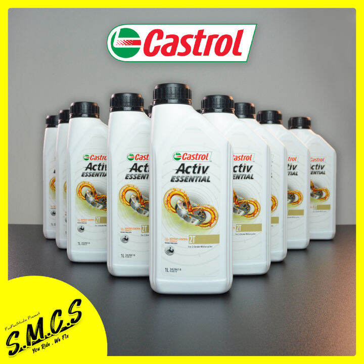 Castrol 2T Activ Essential Minyak Motosika 100％ Original Engine Oil ...