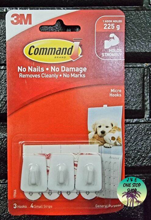 3M Micro Hooks (3 Hooks) | Lazada PH