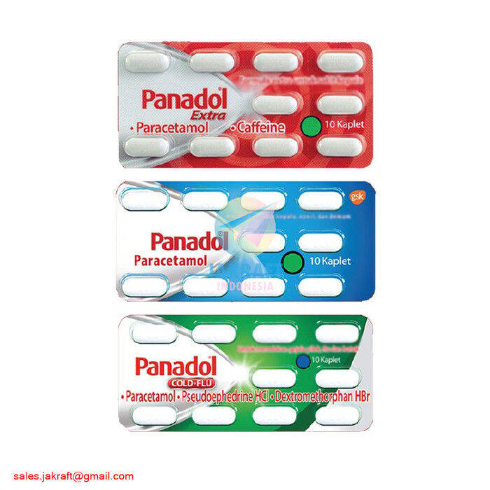 Panadol Paracetamol, Panadol Extra, Panadol Cold n Flu | Lazada Indonesia