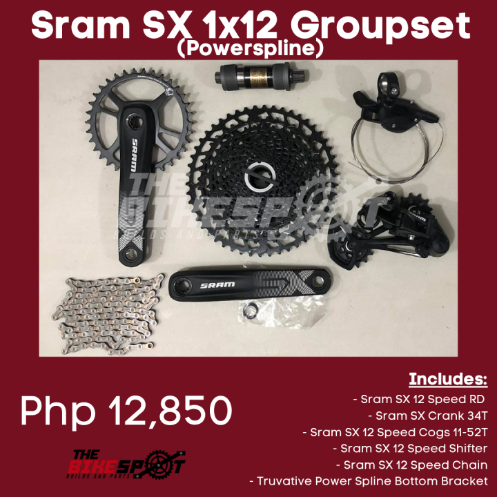 Sram SX Powerspline Groupset (1x12) | Lazada PH