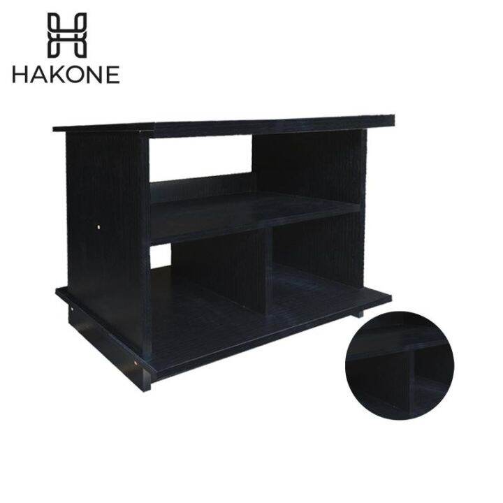 HomeHuk Hakone Wooden TV Stand/ Board with Divider (Bk | Lazada PH