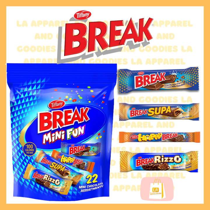 Tiffany Break, Mini Fun, Crunchy Wafer Fingers in Creamy Milk Chocolate ...