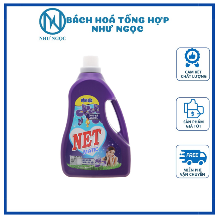 Nước Giặt Net Matic Hương Diệu Kỳ Cửa Trước & Cửa Trên Can 3.6 kg ...