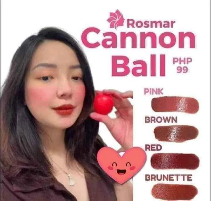 ROSMAR CANNON BALL LIPSTICK Long-lasting Tiktok Trending | Lazada PH