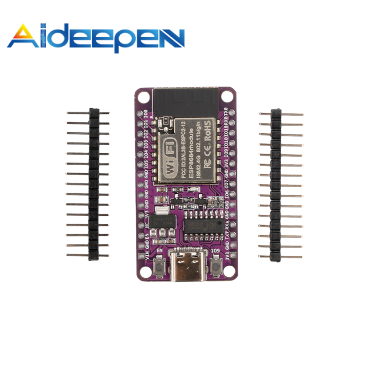 Aideepen ESP32-C2 Development Board ESPC2-12 Module Compatible for ESP8684-DevKitM-1 WIFI ...