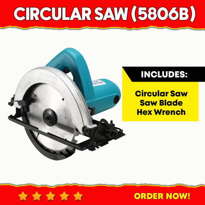 Makita 5806B 7-1/4" Circular Saw Machine ( 1,050W ) | Lazada PH