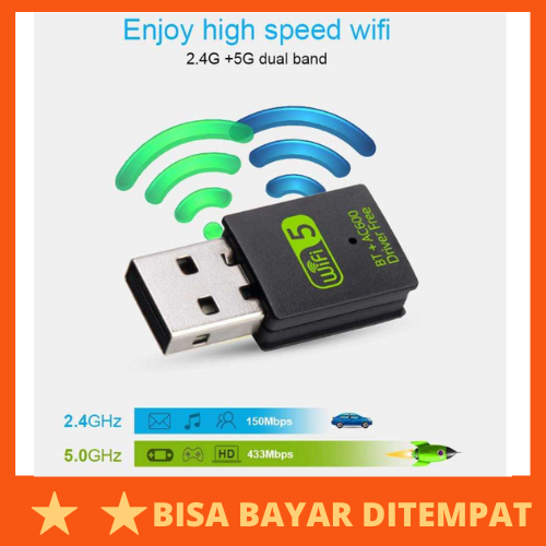 Mini USB WiFi Bluetooth 2 in 1 Dongle 802.11AC 600 Mbps / USB Connector ...