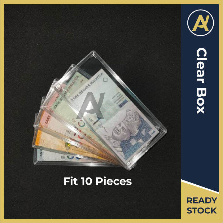 Banknote Box Cover Clear Box Clear Casing Collection / Money Box ...