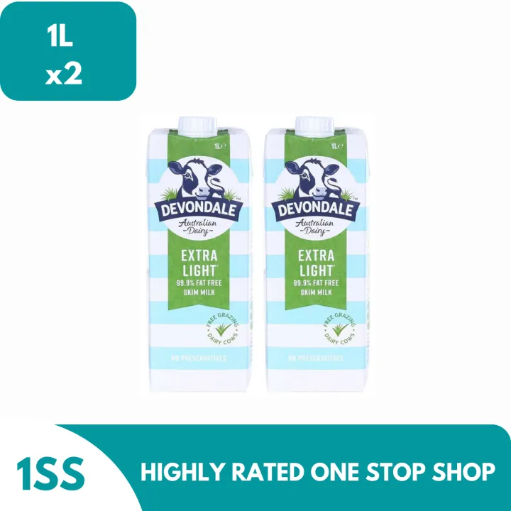 Devondale Extra Light Milk, 1L x2 | Lazada PH