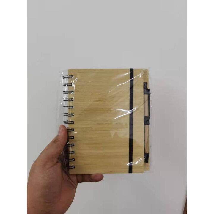 Notebooks & Notepads☊☈ kylow's Eco-friendly Bamboo Notebook/with garter ...