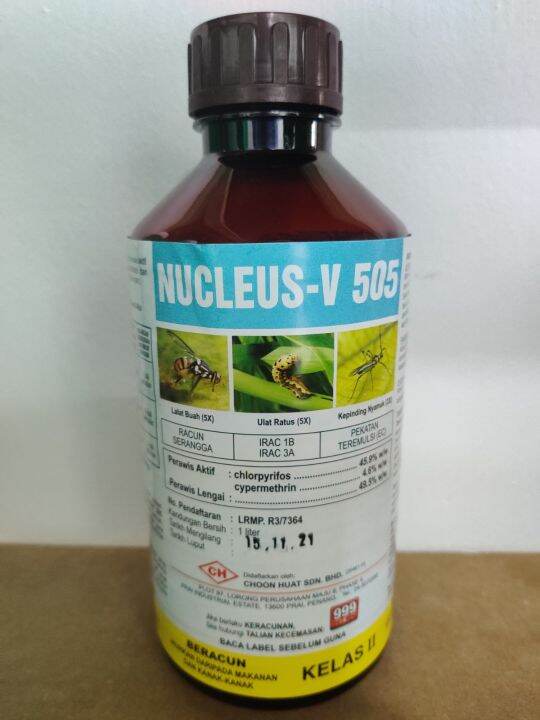 NUCLEUS-V 505 1 LITER (RACUN SERANGGA PEROSAK) | Lazada
