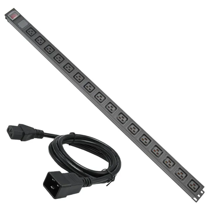 Pdu Power Strip C19 Output Multiple Socket 16ac Socket With Current 4971
