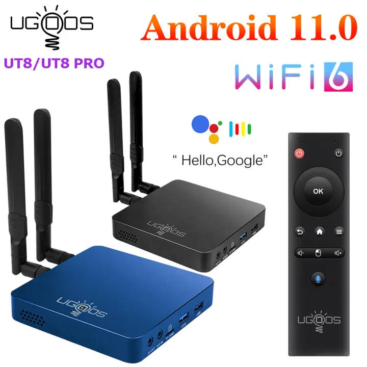 UGOOS UT8 PRO BOX Android 11 LPDDR4 8GB RAM 64GB ROM UT8 4GB 32GB RK3568 WiFi6 1000M 4K Media ...
