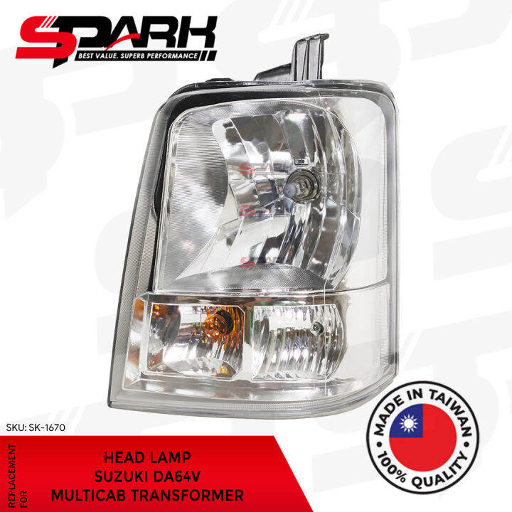 Head Light Head Lamp for Suzuki Multicab Transformer Van K6A DA64V ...