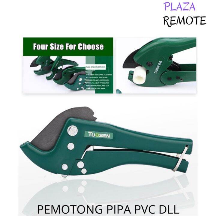 GUNTING PIPA PVC CUTTER PPR HDPE PEX PRALON TANG POTONG 42 MM | Lazada Indonesia