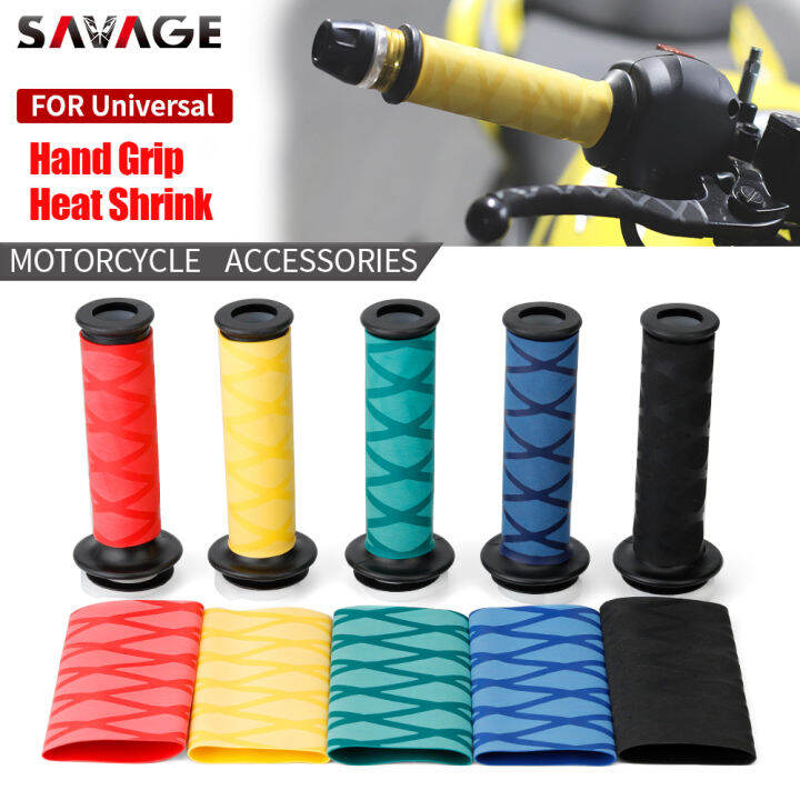 Universal Heat Shrink Hand Grip 22mm Red Green Black Blue Yellow ...