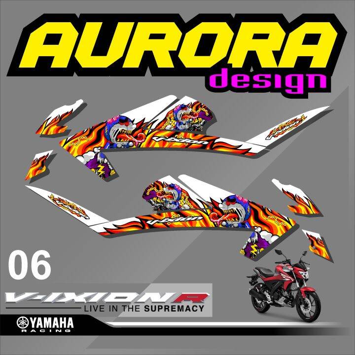 COD Striping Vixion R All New 2017 2018 2019 2020 Variasi Sticker ...