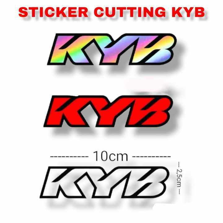 emblem shock skok logo kyb sticker princut shock skok depan logo kyb ...