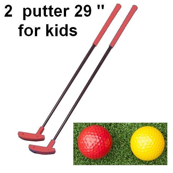 ไม้ตีกอล์ฟทั้งชุด - 2 x Mini golf putter set - 29'' for kids | Lazada.co.th