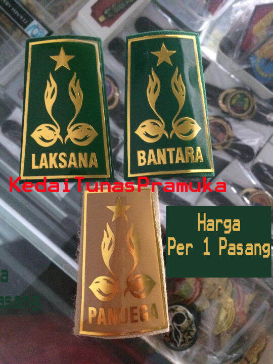 Tku Pangkat Balok Evolet Pramuka Penegak Laksana Bantara Pandega Tanda ...
