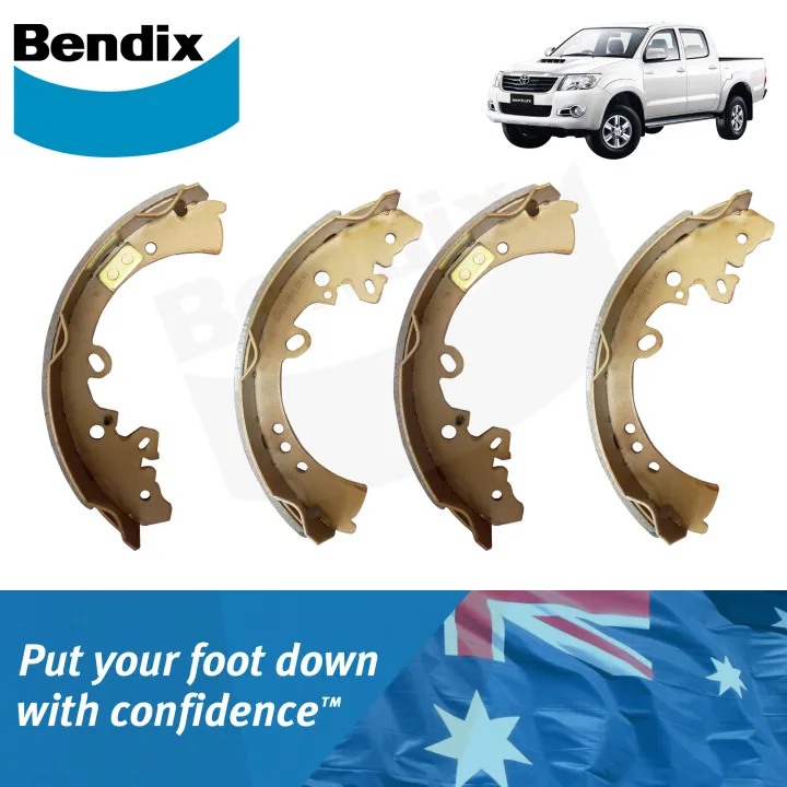Bendix Brake Shoe DS2809/BS5072 Set for Toyota Hilux, Fortuner 2005 ...