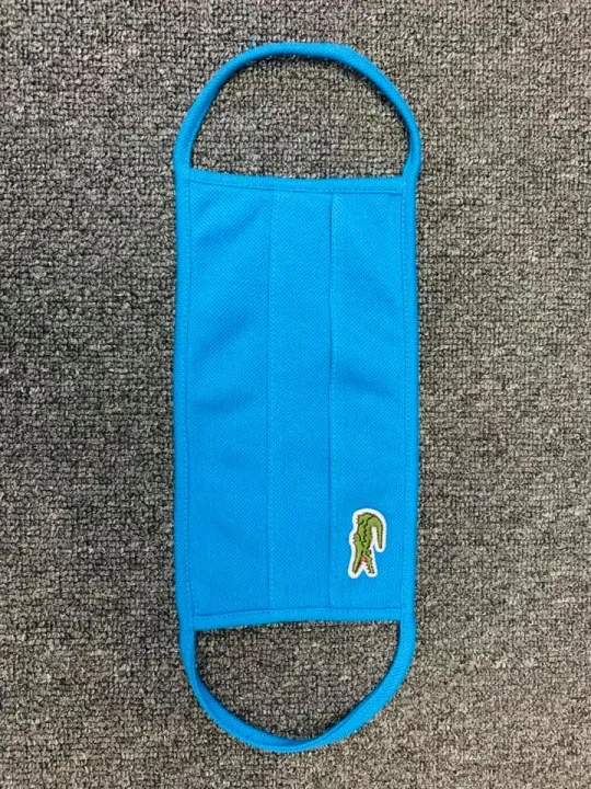 Lacoste Washable Face mask (Aqua Blue) | Lazada PH