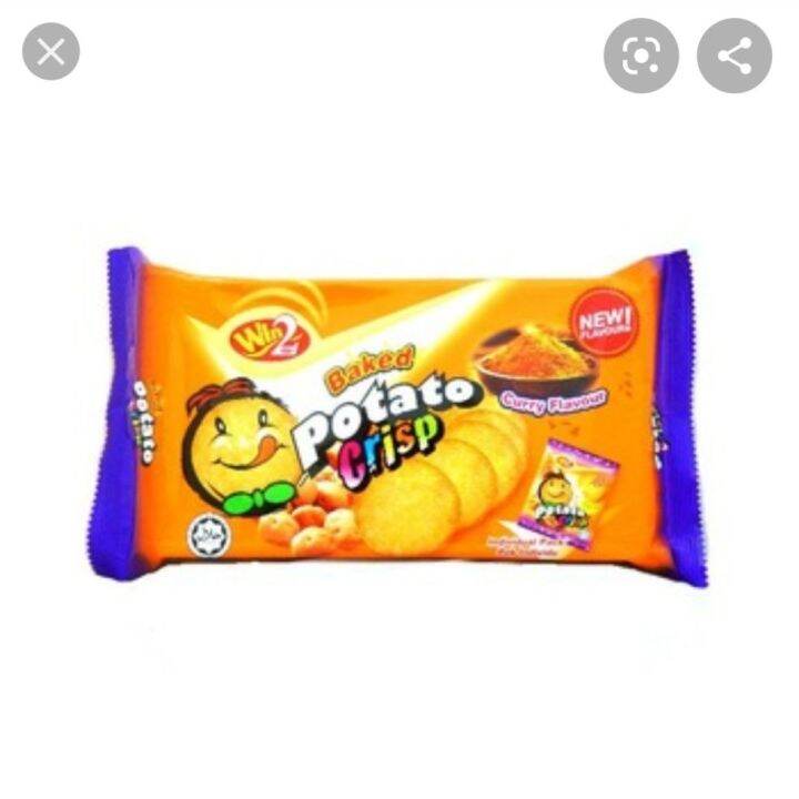 Win2 Potato Crisps Cracker Curry 120g | Lazada