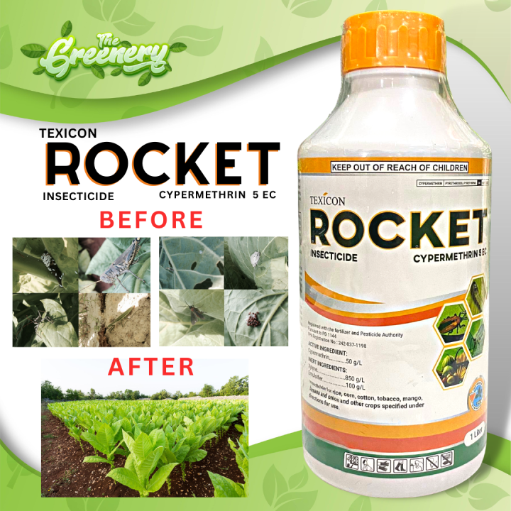 ROCKET CYPERMETHRIN 5 EC (INSECTICIDE) 1 LITER | Lazada PH
