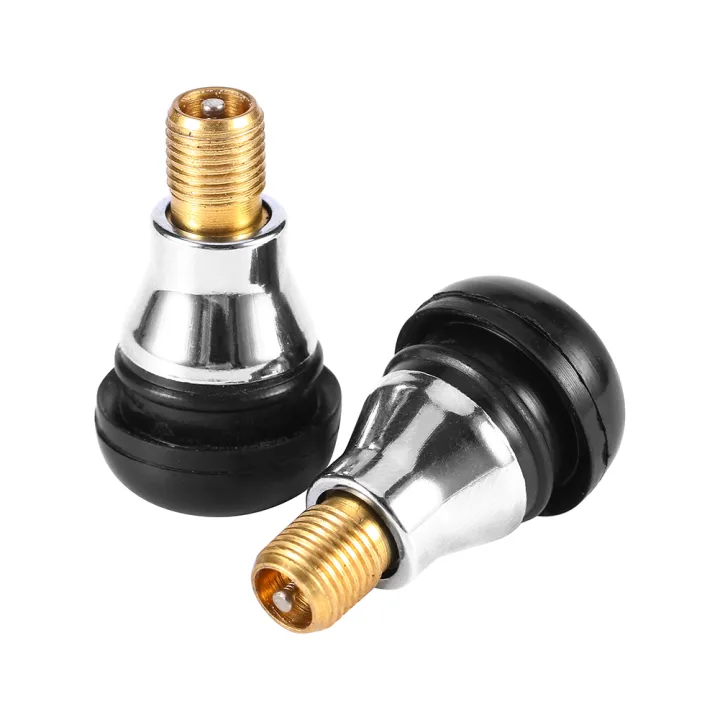 【READY STOCK】1pcs TR412 AC Tire Valves brass Chrome Tubeless wheel ...