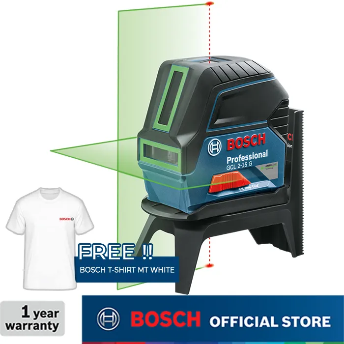Bosch Laser Line Level / Laser Garis Waterpass 15Meter GCL 2-15 G ...