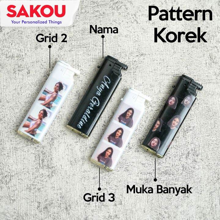 Korek Api Bara Lighter Custom Promosi Mancis Cetak Print Warna | Lazada ...