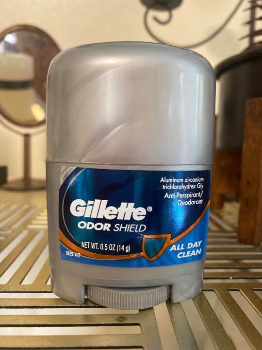 Gillette Odor shield All day clean Deodorant Stick 14g | Lazada PH
