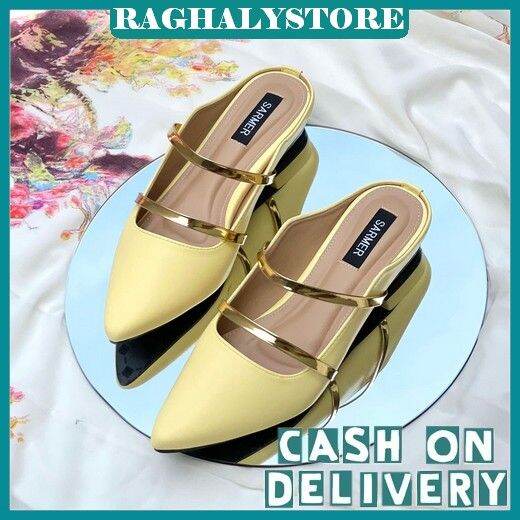 Heels Wanita Simple Elegan Kondangan Korean Style Cewek Kekinian Remaja Sandal Hak Terbaru 2022 ...